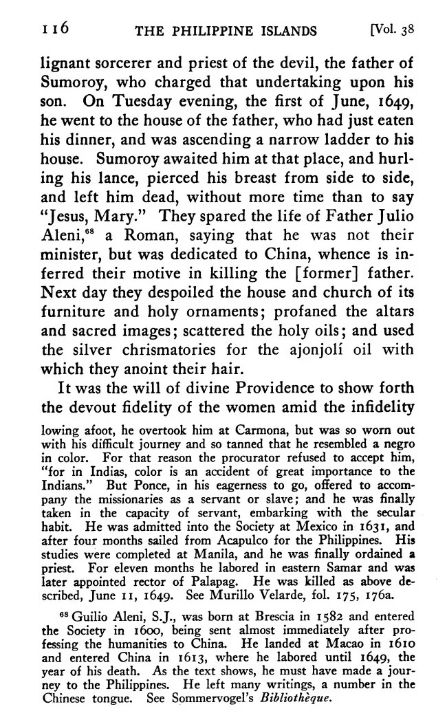 A detailed account of the Sumuroy rebellion