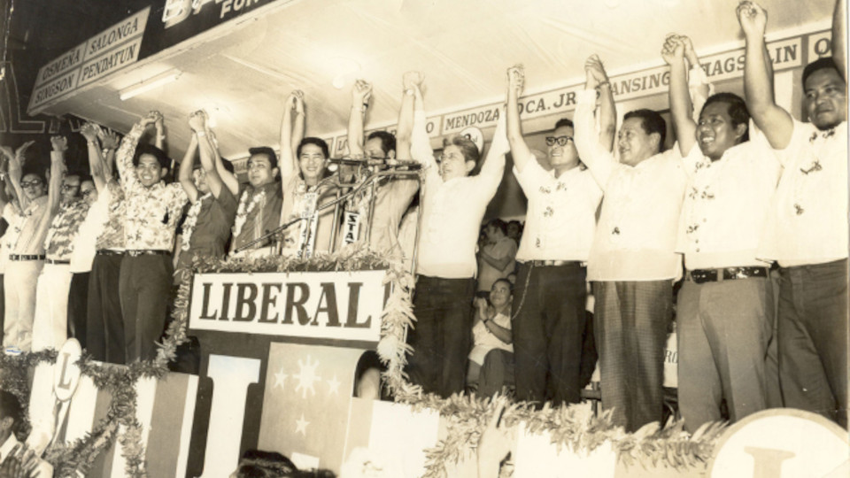 The Liberal Party Rally in Manila's Plaza Miranda