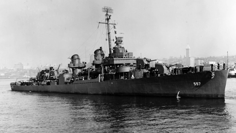 The Battle off Samar Island in the Philippine Sea