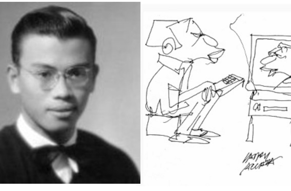 Larry Alcala was born in Daraga, Albay August 18, 1926