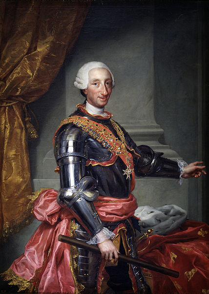 December 14, 1788, King Carlos III of Spain died