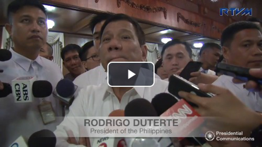 President Duterte says Leila de Lima on top of drug "matrix"