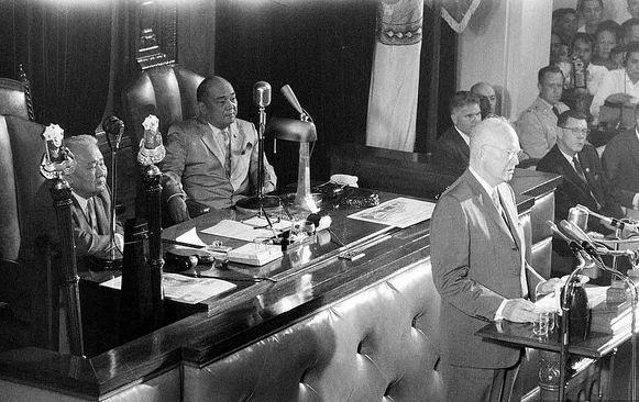 Dwight Eisenhower Arrived in Manila for State Visit